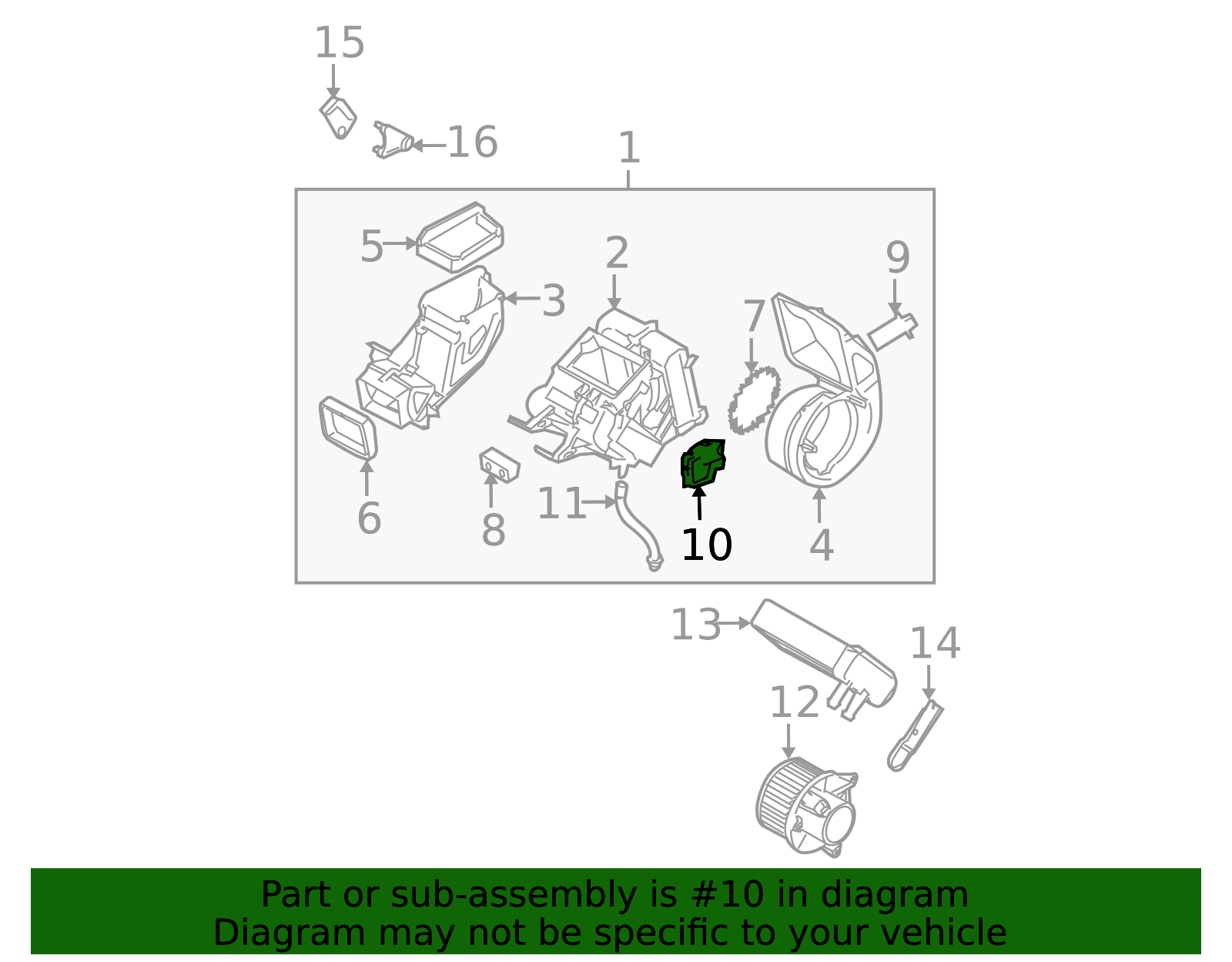 2004-2015 Nissan Actuator 27743-ZP00A | Parts for Nissans