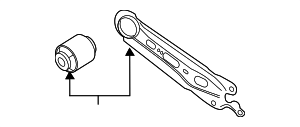 Rear Passenger Side Suspension Trailing Arm 84175531 | Shop Matick ...