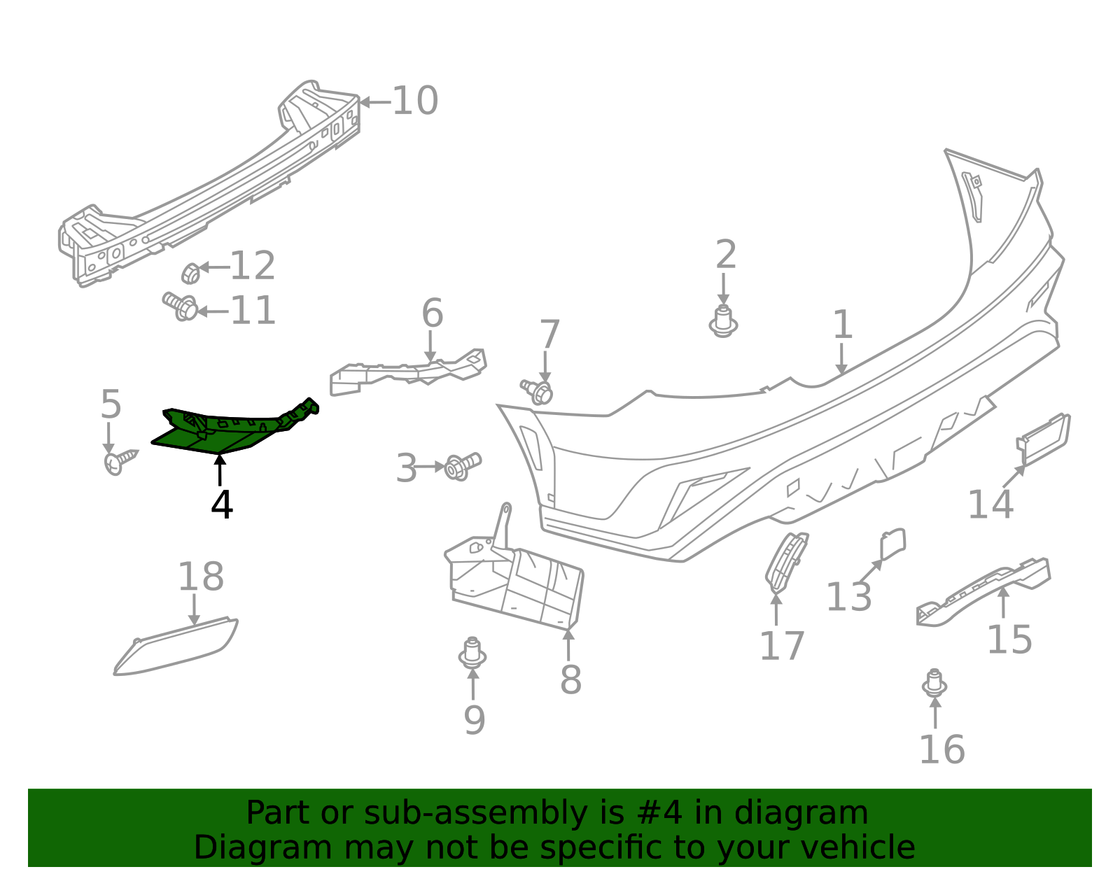 57707VC520 - 2022-2024 Subaru WRX - Lower Bracket | OEM Subaru Parts Center
