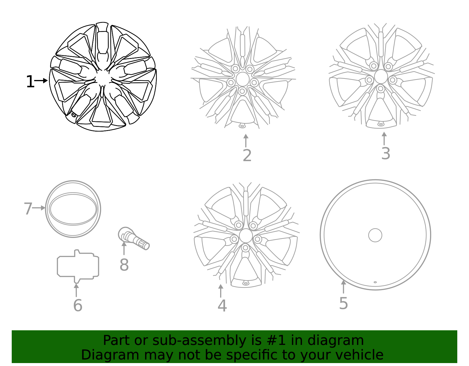 2021-2025 Toyota Sienna Wheel Disc 42611-08160 | OEM Parts Online