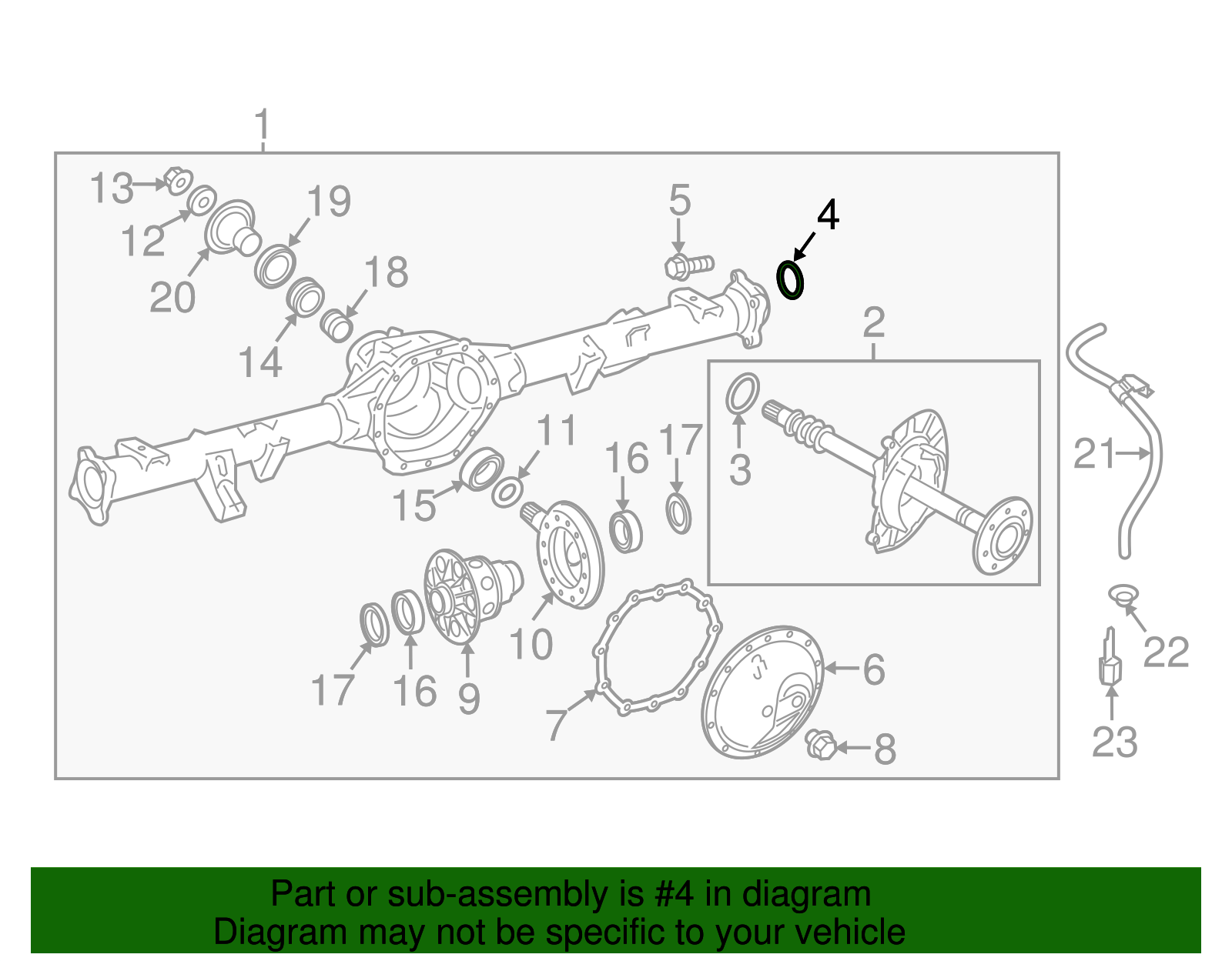2012-2024 Nissan Axle Seal 43252-1PA0A | Boro Nissan Parts