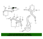 2019-2025 Audi Ft Upper Control Arm Bushing 4M0-407-515-D | Audi USA Parts
