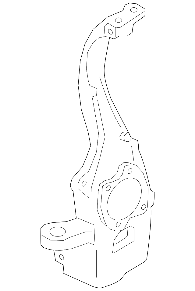 80A-407-253-C - Steering Knuckle 2017-2025 Audi | Audi OEM Parts Guy