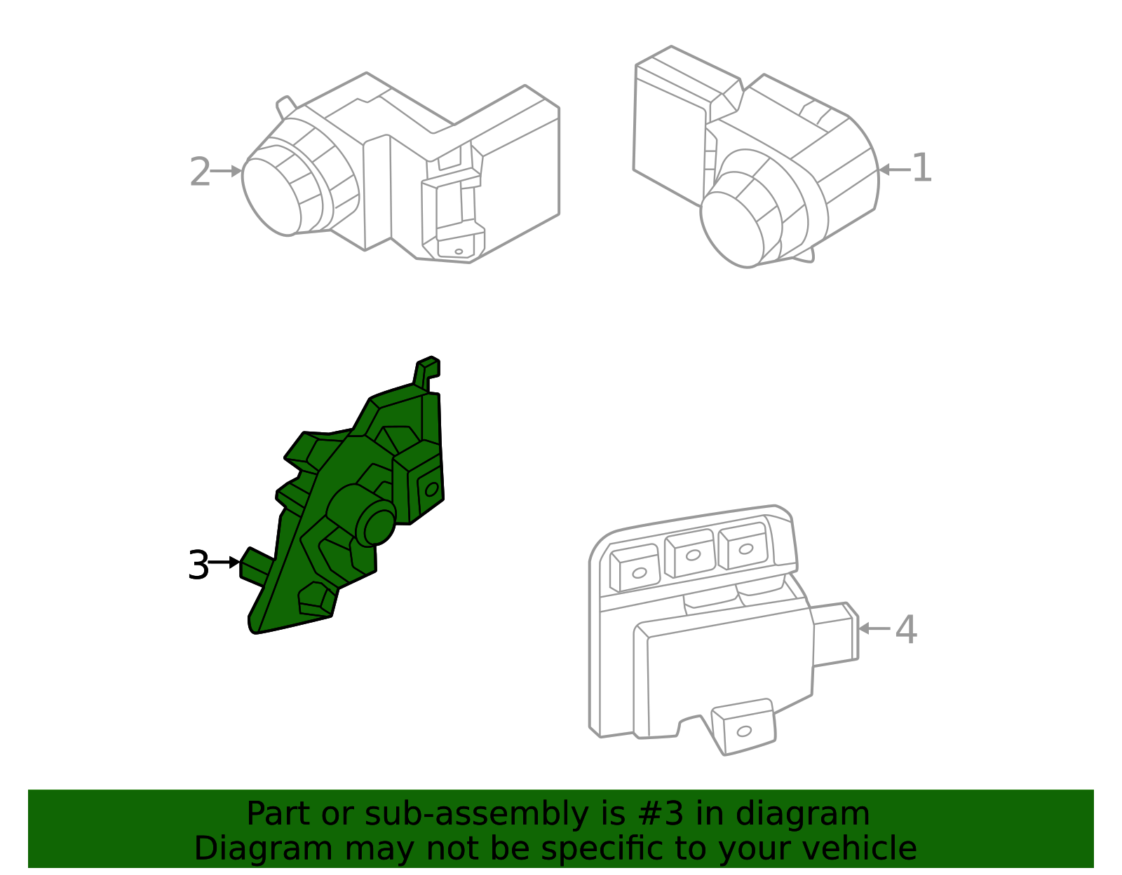 2022-2024 Kia EV6 | Auto Park Sensor Retainer | 86685-CV200 | Kia Auto ...