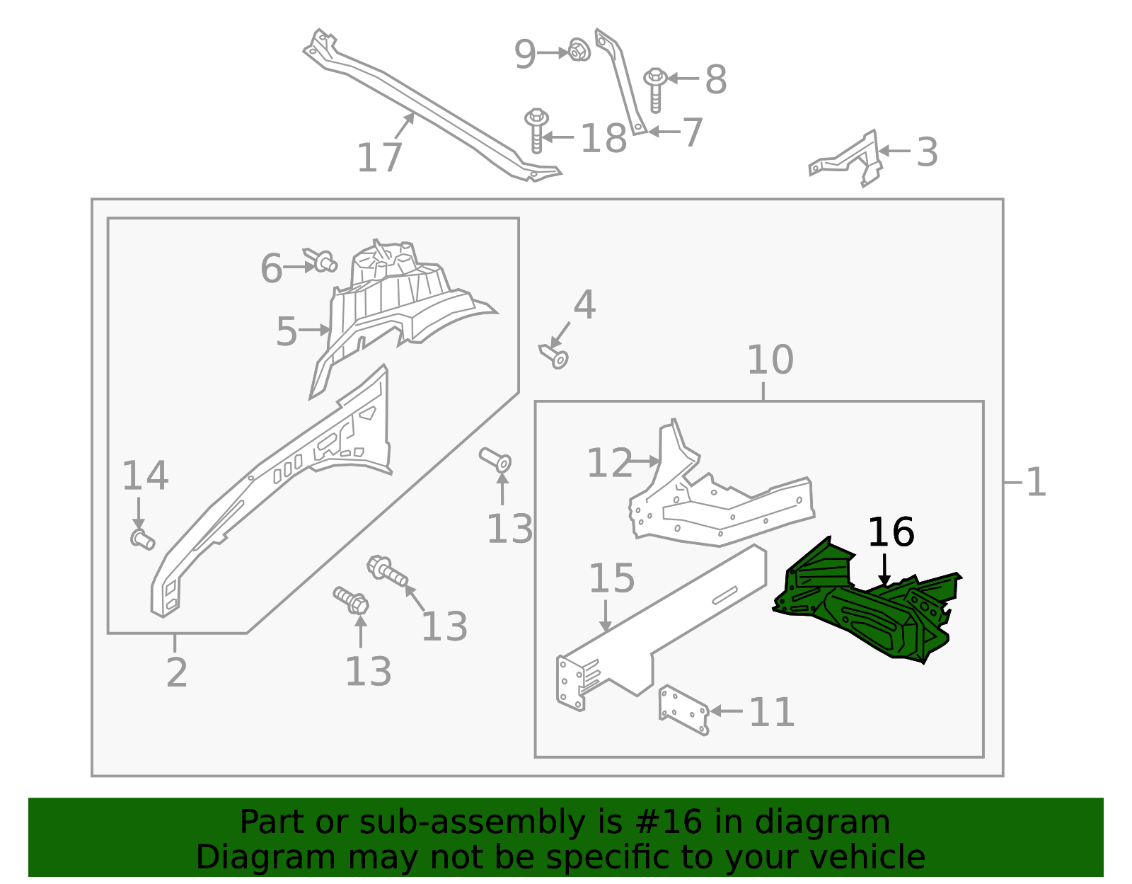 2020-2025 Ford | Rail Reinforced | L1MZ-78108A27-D | Walls' Ford Parts