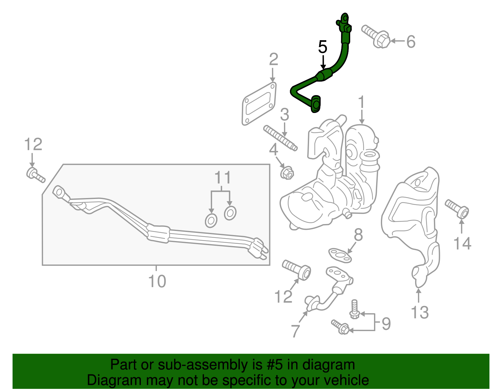 Genuine OEM Ford Part - Oil Inlet Tube DS7Z-6K679-C | Genuine OEM Ford ...