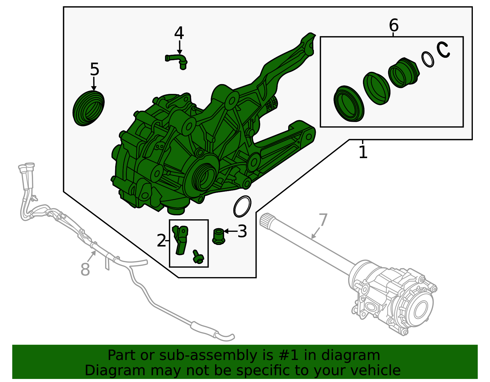L1MZ-3B403-P - Carrier Assembly 2021-2025 Ford | Ford Parts Direct