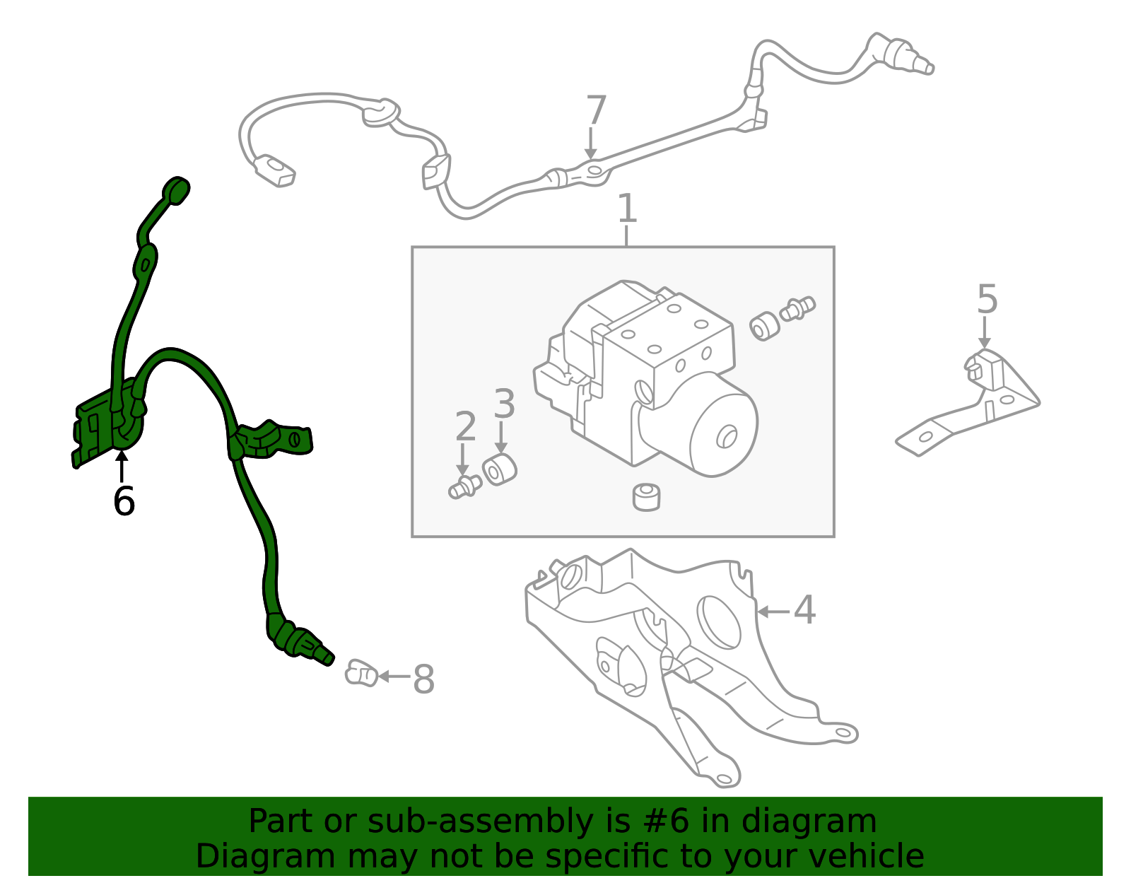 27540AC080 - High-Quality ABS Wheel Speed Sensor for 2000-2001 Subaru ...