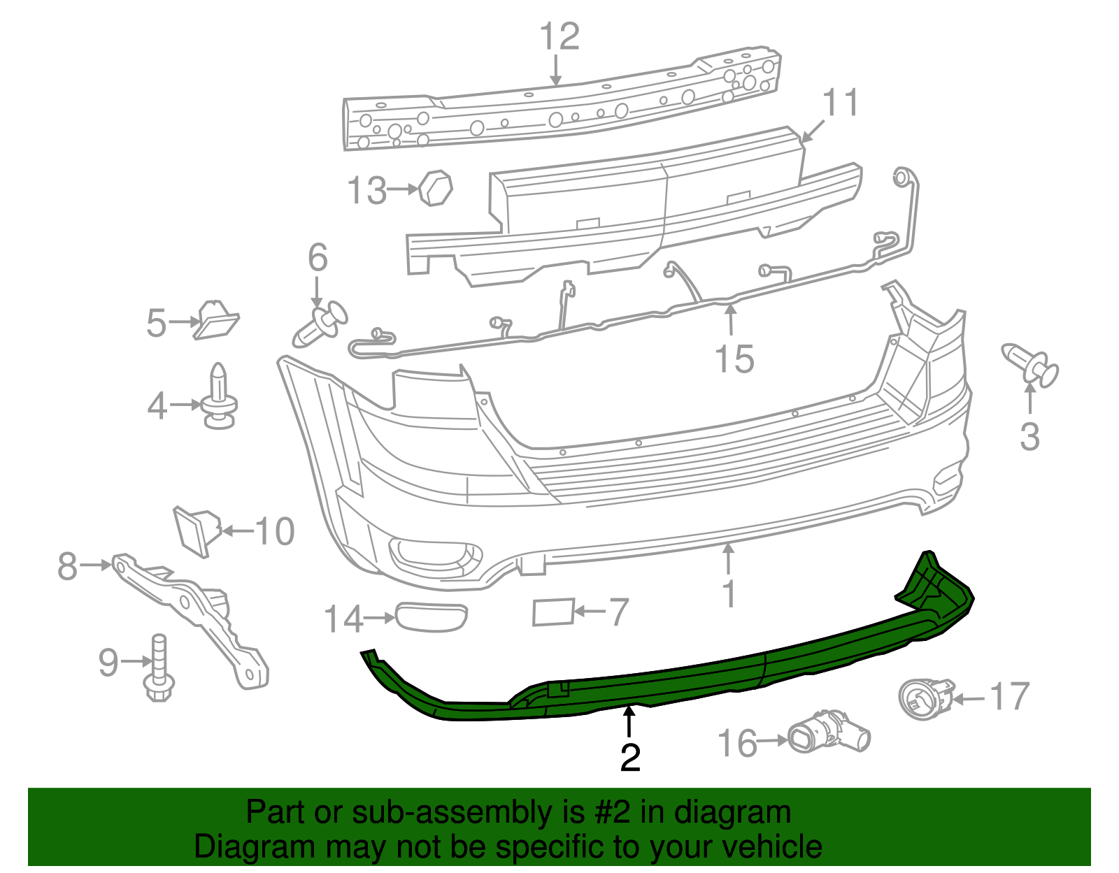 2014-2020 Dodge Journey Fascia 68223789AC | Mopar Parts Canada