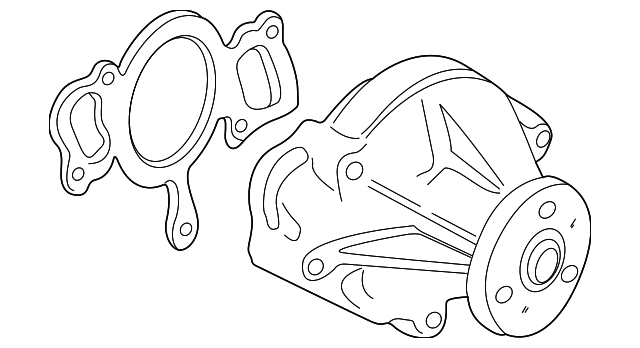 AJ88912 - Water Pump Assembly 1997-2010 Jaguar | Haper Jaguar Parts