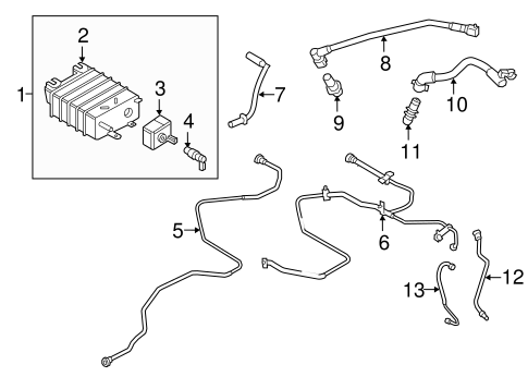 Crankcase Ventilation System for 2018 Lincoln MKX | QuirkParts