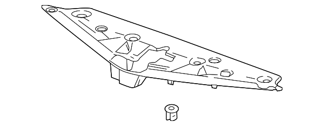 2017-2023 Chevrolet Bolt EV Front Compartment Front Sight Shield ...