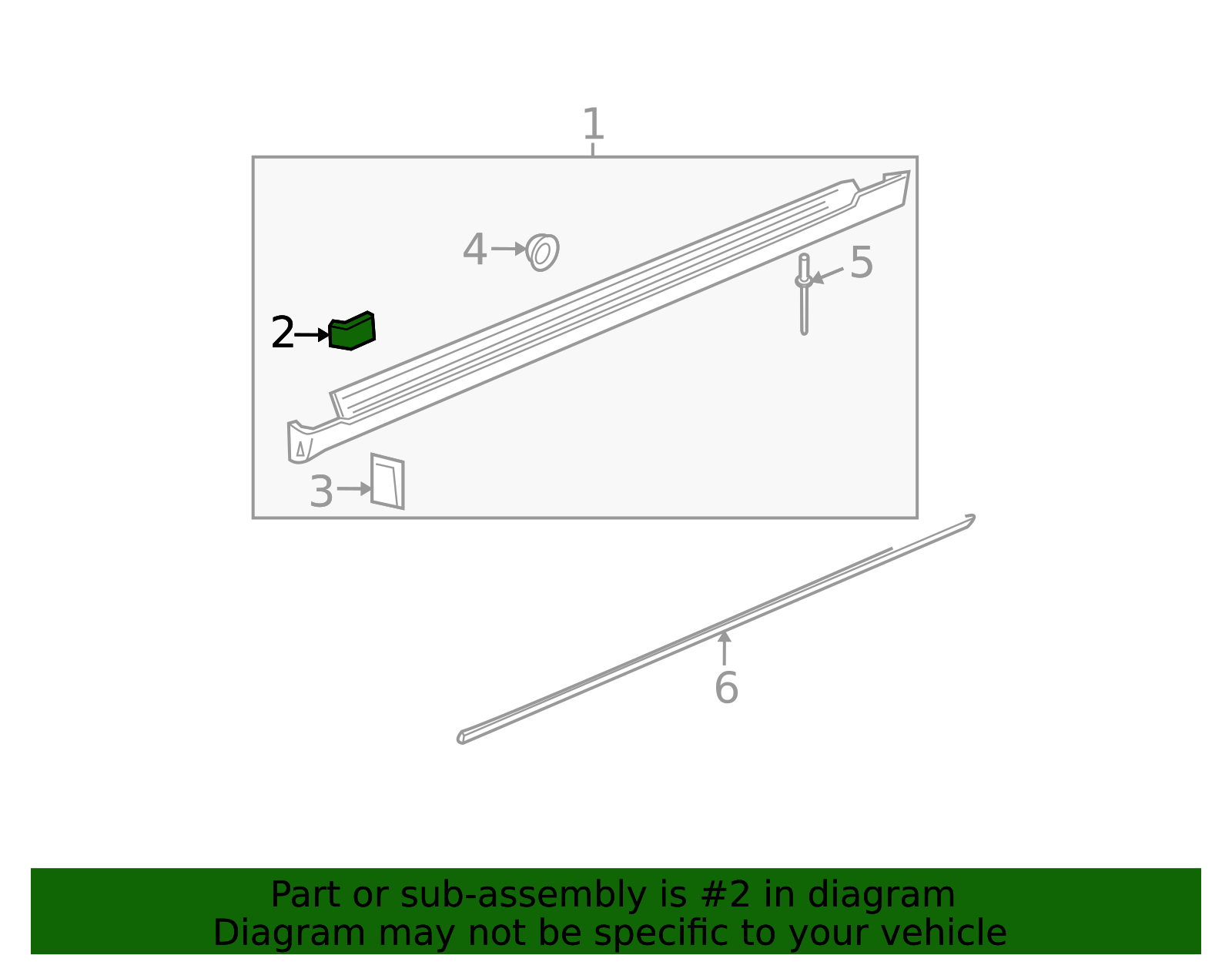 11562563 - Rocker Panel Molding Retainer 2008-2012 Chevrolet Malibu ...