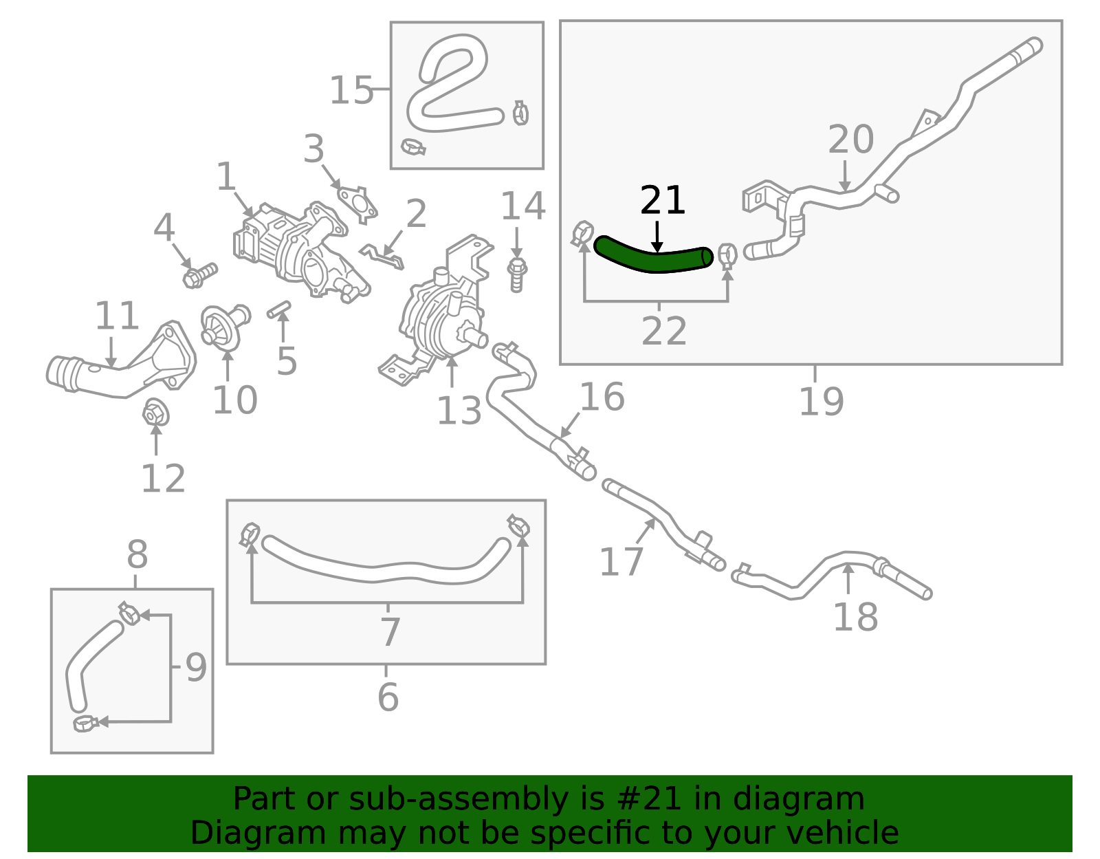 Coolant Hose - Reliable OEM Engine Cooling 25480-2E270 | AutoNation Parts
