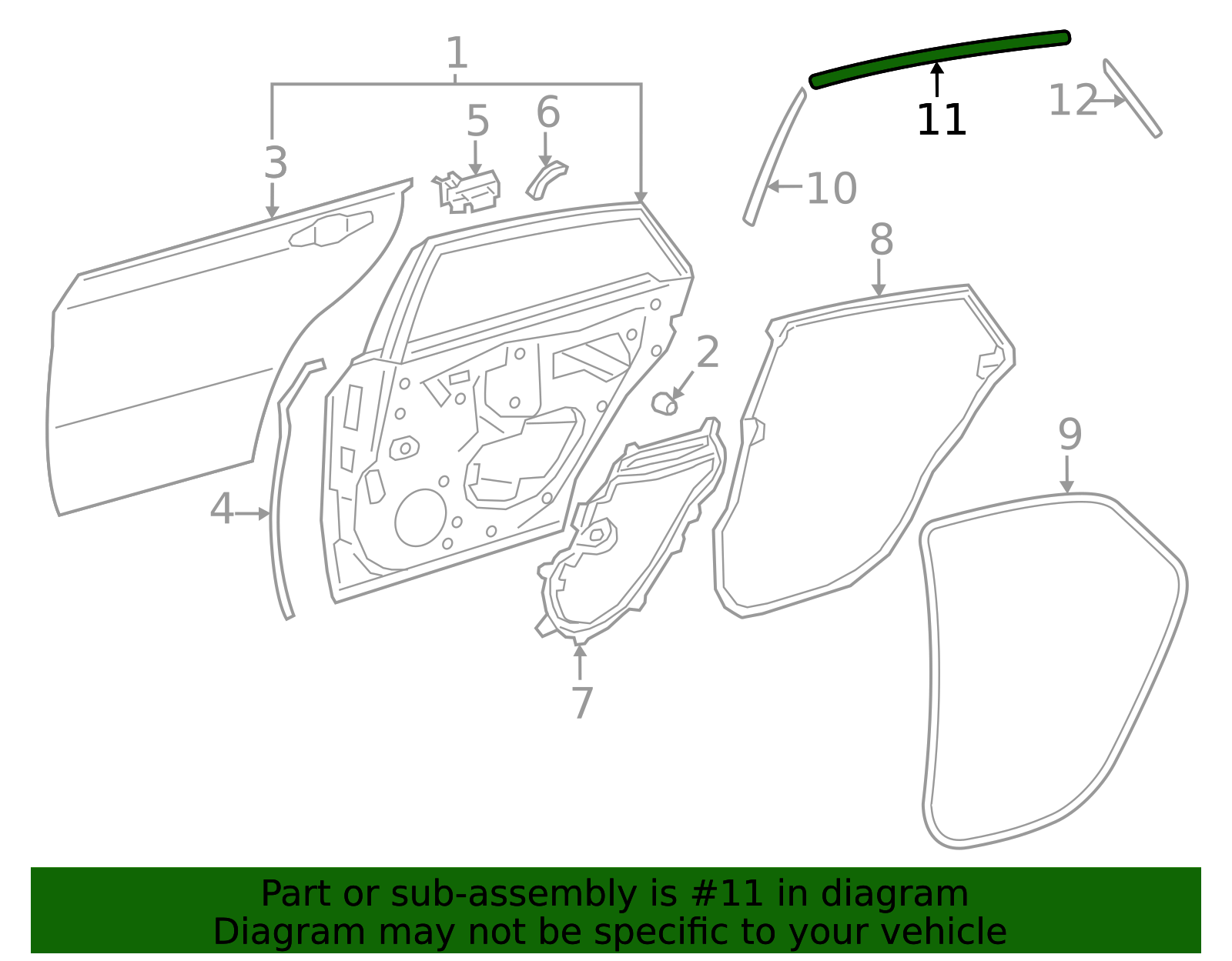 75987-30050 - 2023-2024 Toyota Crown - Black Out Tape | Nucar Toyota Parts