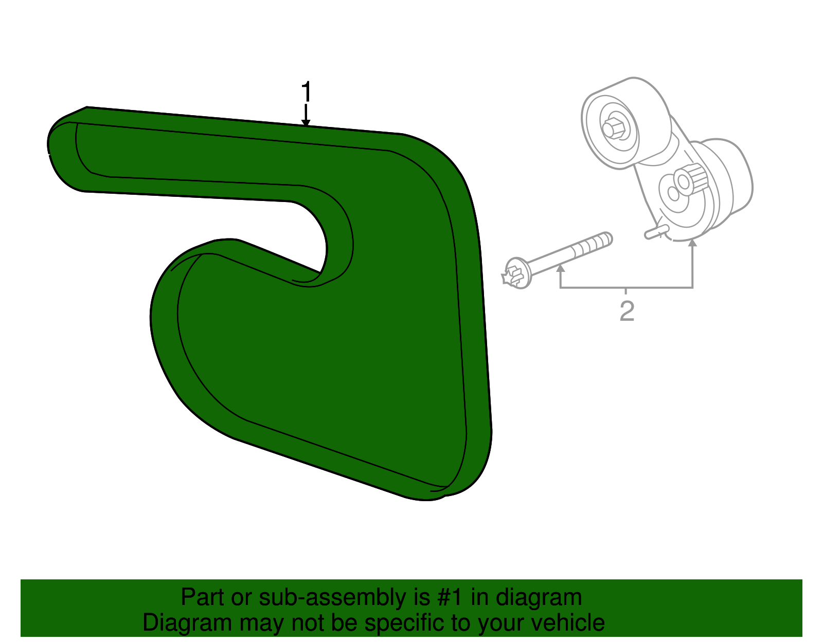55578115 - 2011-2018 Chevrolet - V-Ribbed Serpentine Belt | Partners Chevy
