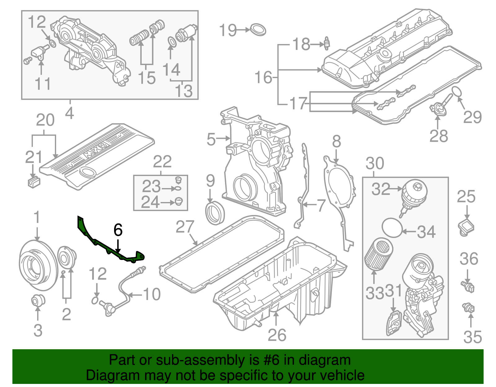 11361433817 - 1999-2006 BMW Vanos Gasket (11-36-1-433-817) | BMW of ...