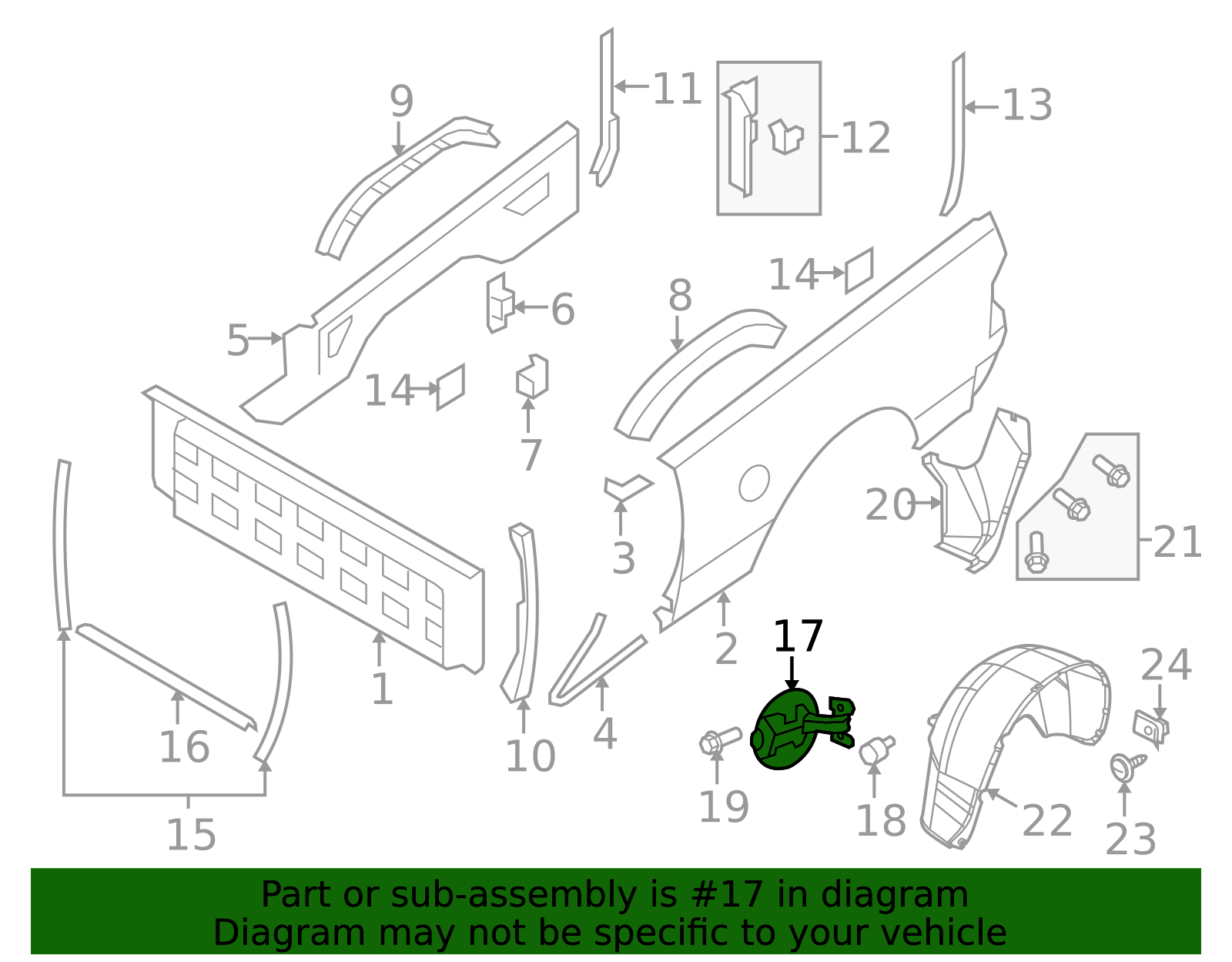 Fuel Door 68184566AA | Mopar Parts Canada