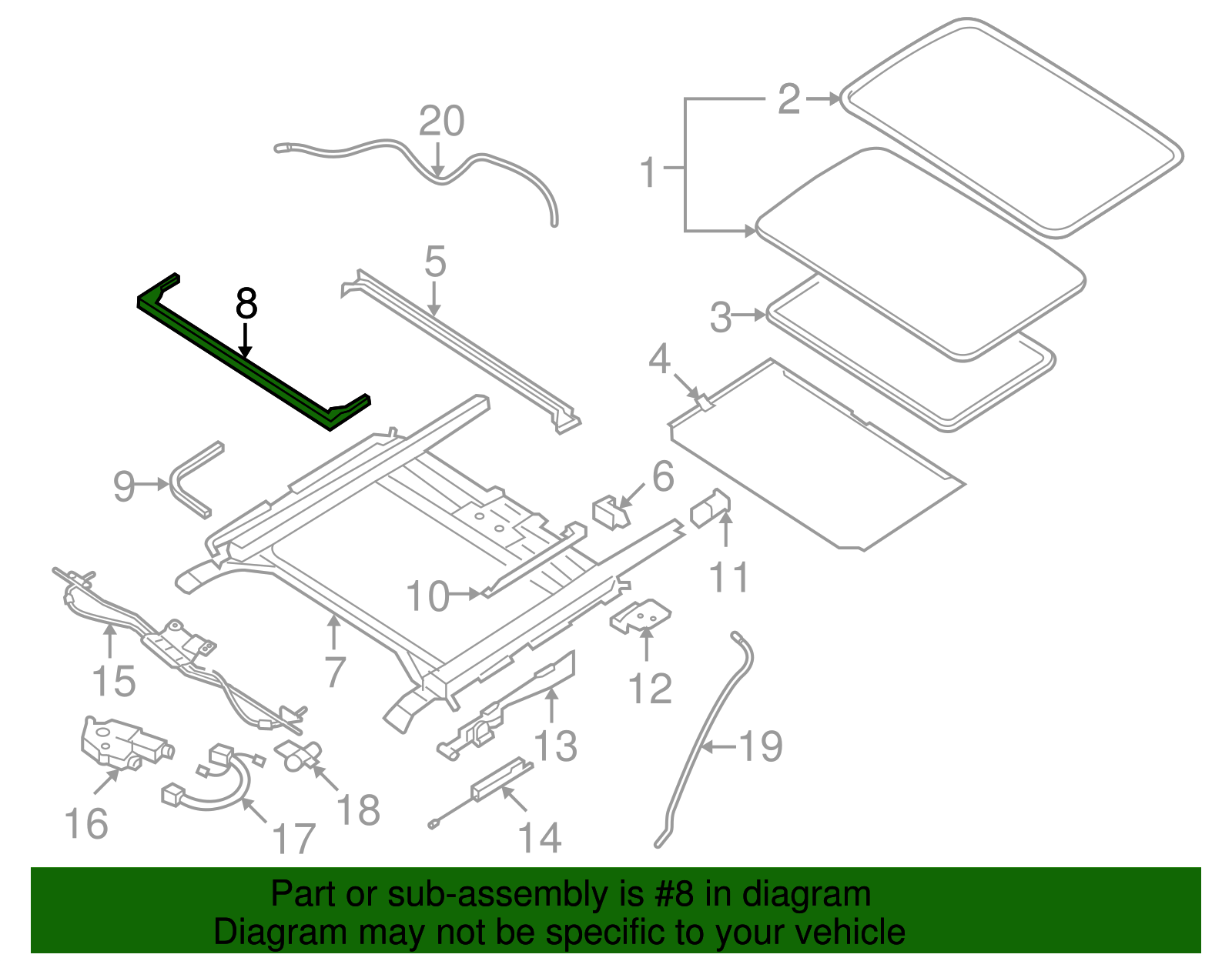 2004-2011 Mazda RX-8 | Deflector | F153-69-880A | OEM Vehicle Parts