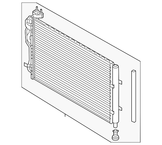 2017-2019 Kia Soul Condenser 97606 B2800 | OEM Parts Online