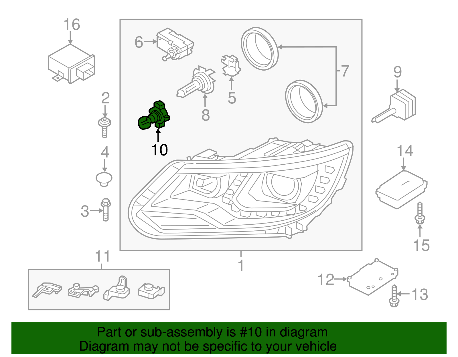 N-107-331-01 - Signal Bulb 2012-2017 Volkswagen | Wolfsburg Parts Direct