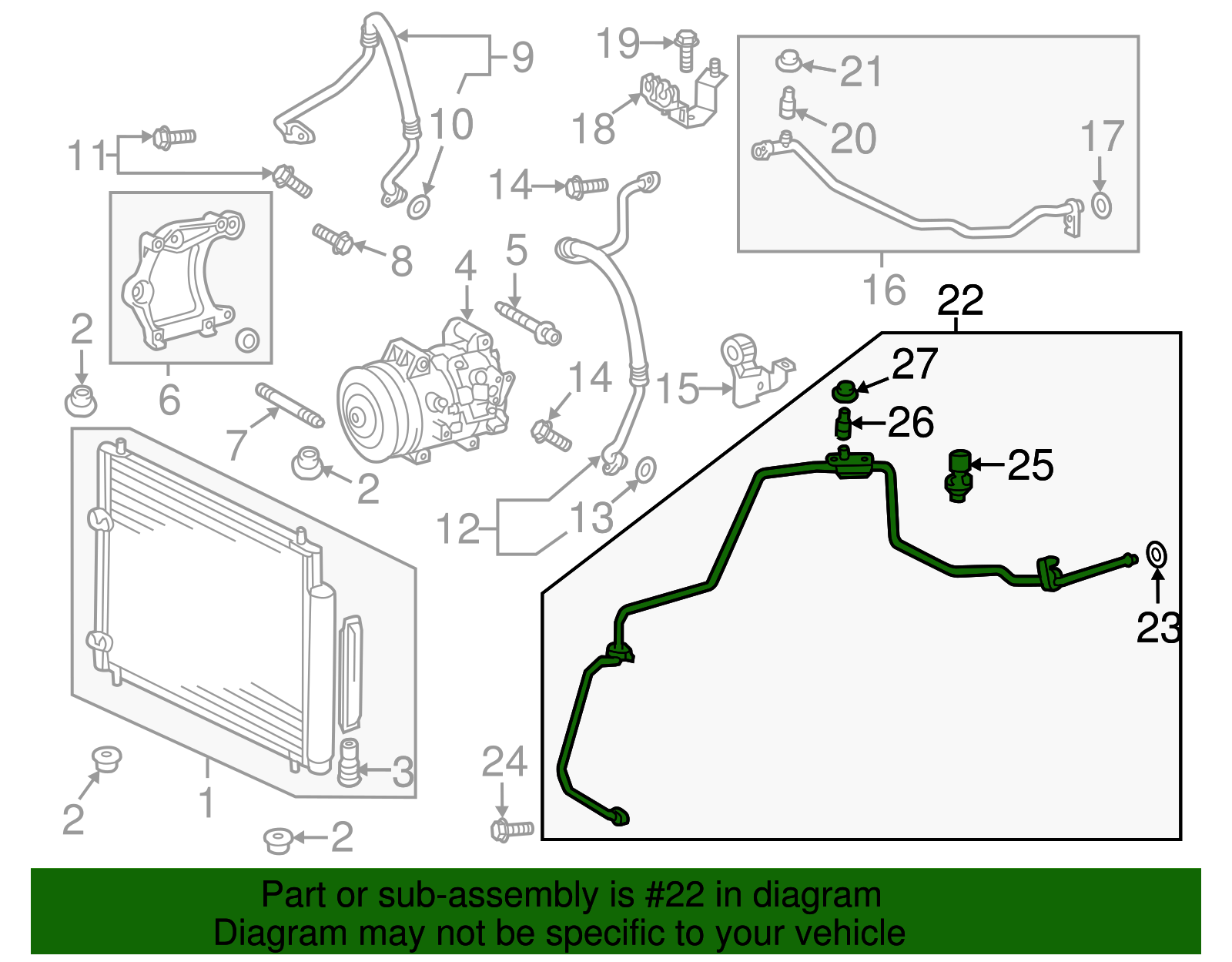 2011-2016 Scion tC Liquid Line 88710-21200 | OEM Parts Online