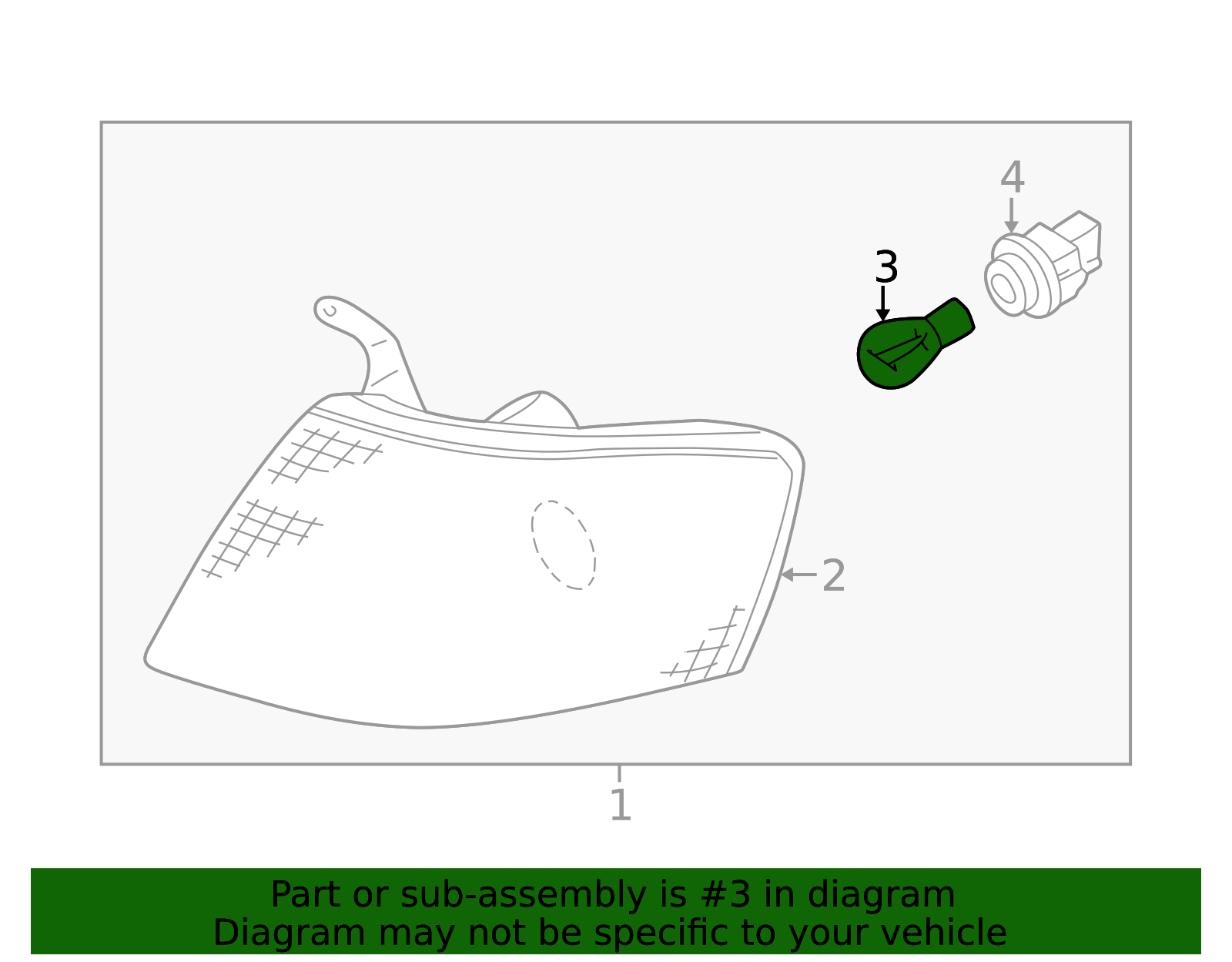 26717-30P00 - Bulb 1990-2001 Nissan | Official Nissan Parts Store
