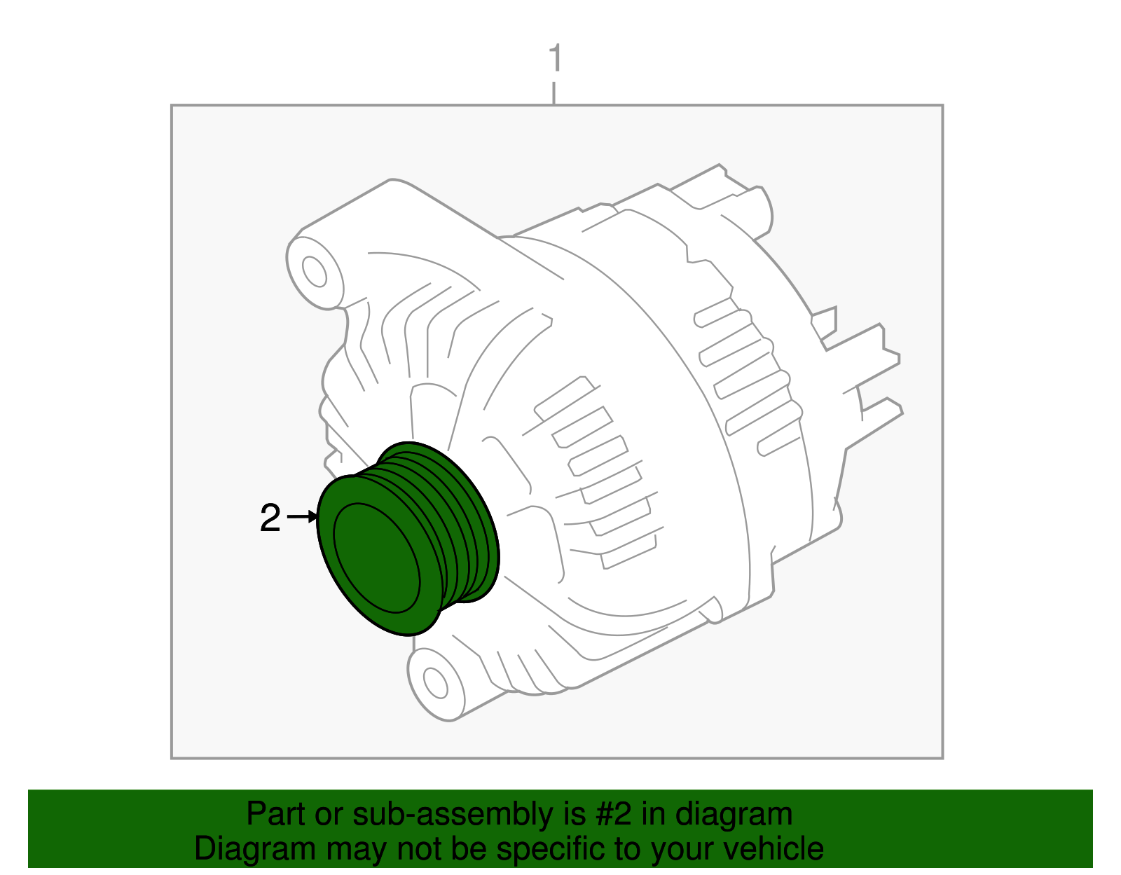 2006-2013 BMW | Alternator Pulley | 12317560483 | BMW OEM Parts Store