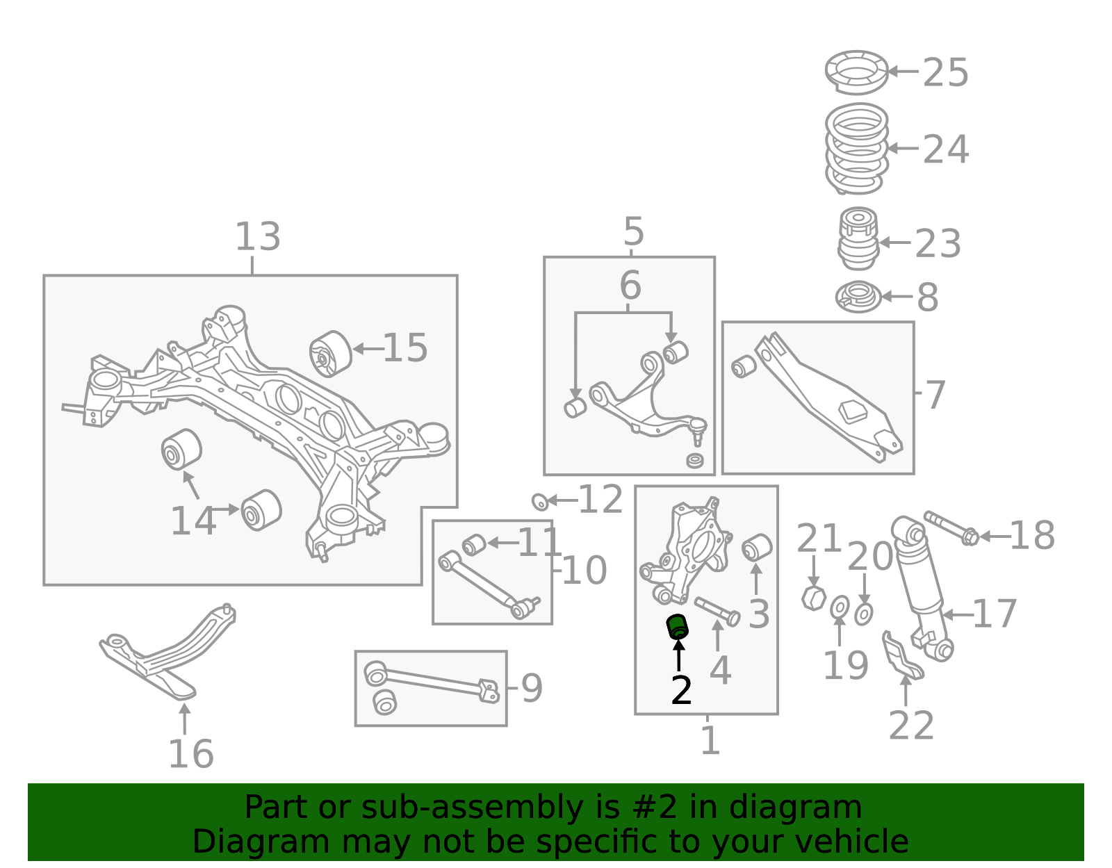 55118-2B000 - Knuckle Front Bushing 2011-2013 Kia Sorento | Kia.Parts Store