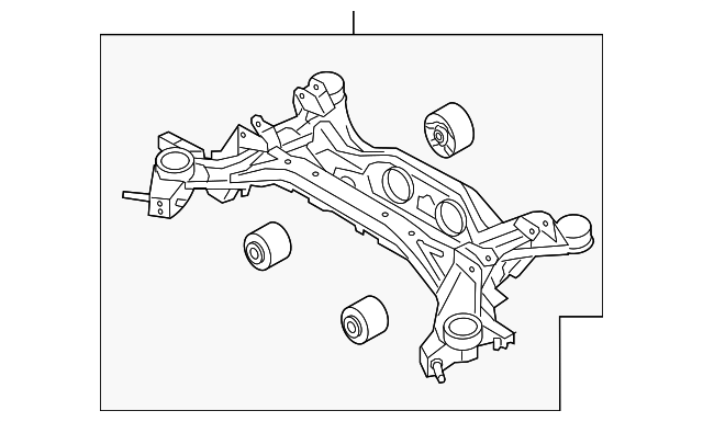 2011-2013 Kia Sorento Cross-Member 55400-2P050 | OEM Parts Online