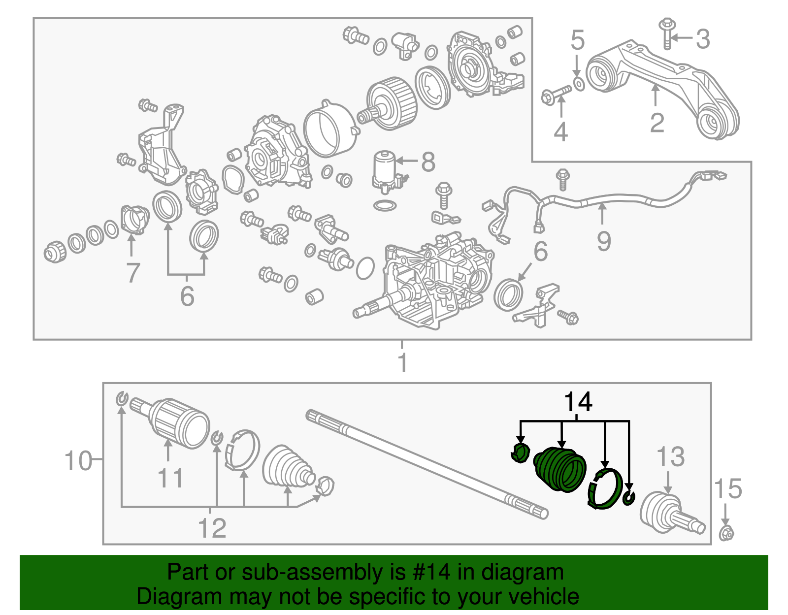2017-2022 Honda CR-V Outer Boot 42018-T1G-E01 | Honda Factory Parts