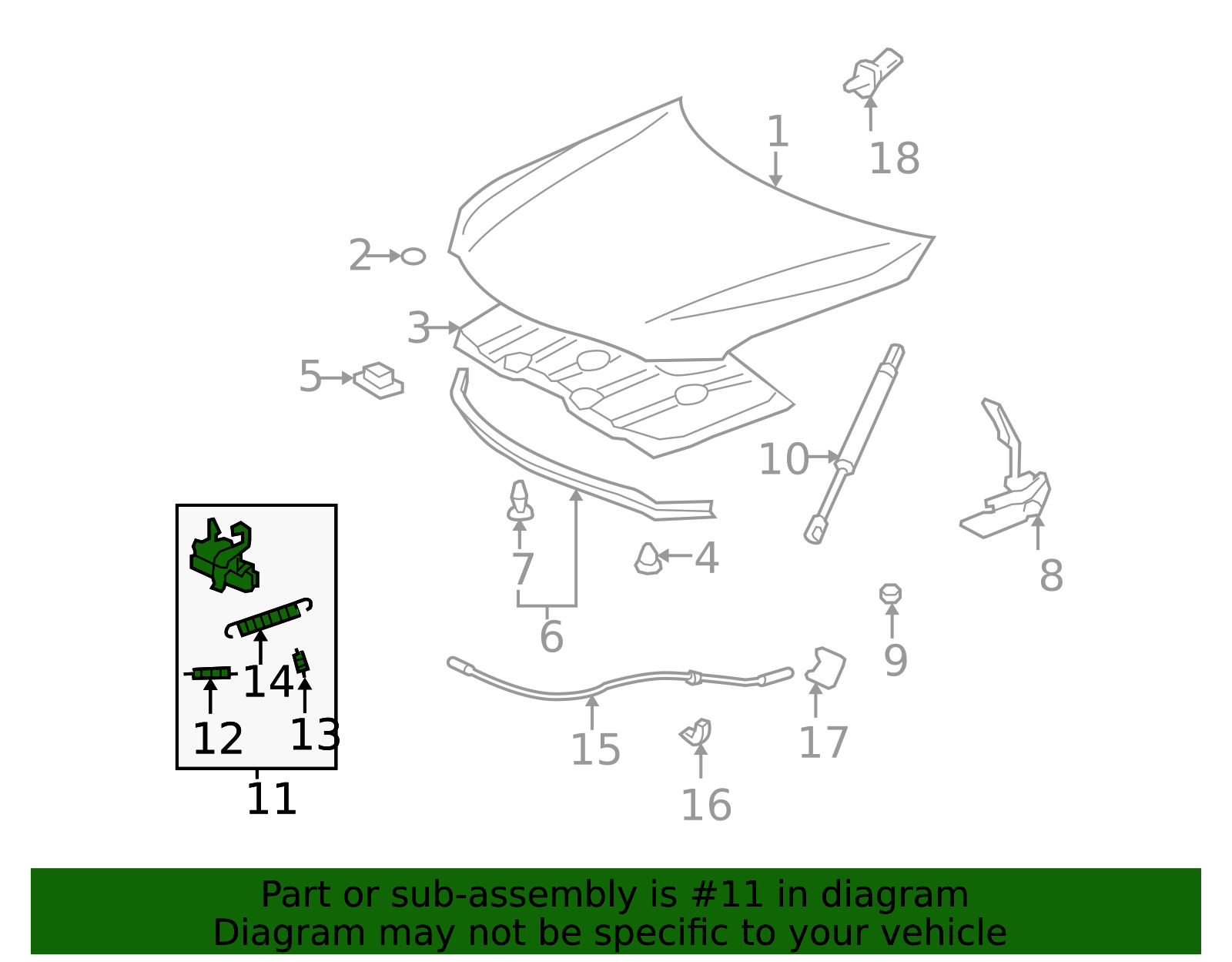 53510-33270 - Latch Assembly 2007-2011 Toyota Camry | Norm Reeves ...