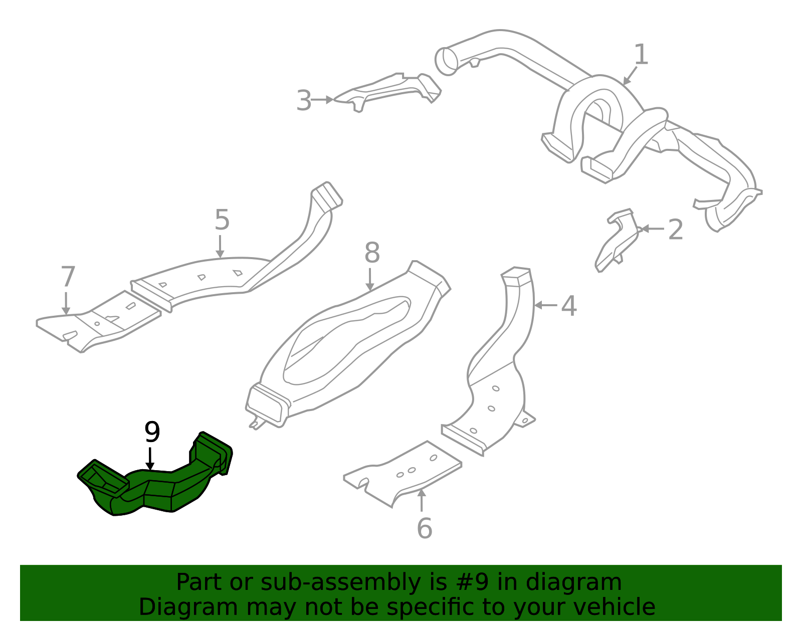 97020-M7000 - Rear Duct Kia.Parts Store