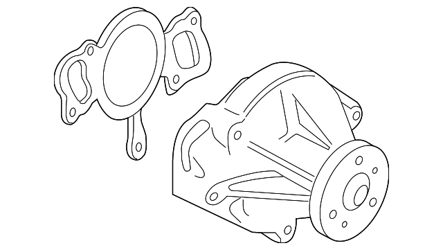 4575902 - Water Pump - 2005-2009 Land-Rover | Land Rover Lake Bluff