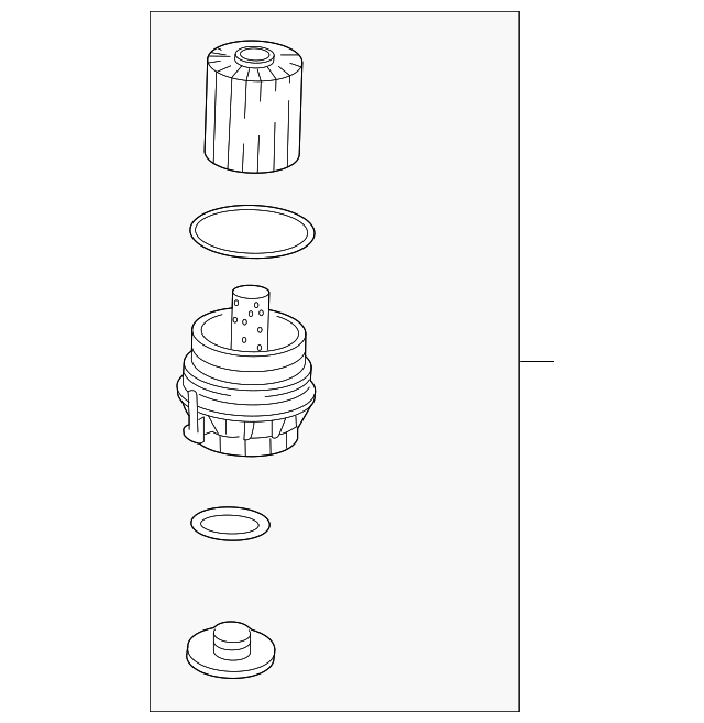15650-38020 - Engine Oil Filter Housing - 2010-2024 Toyota | OEM ...
