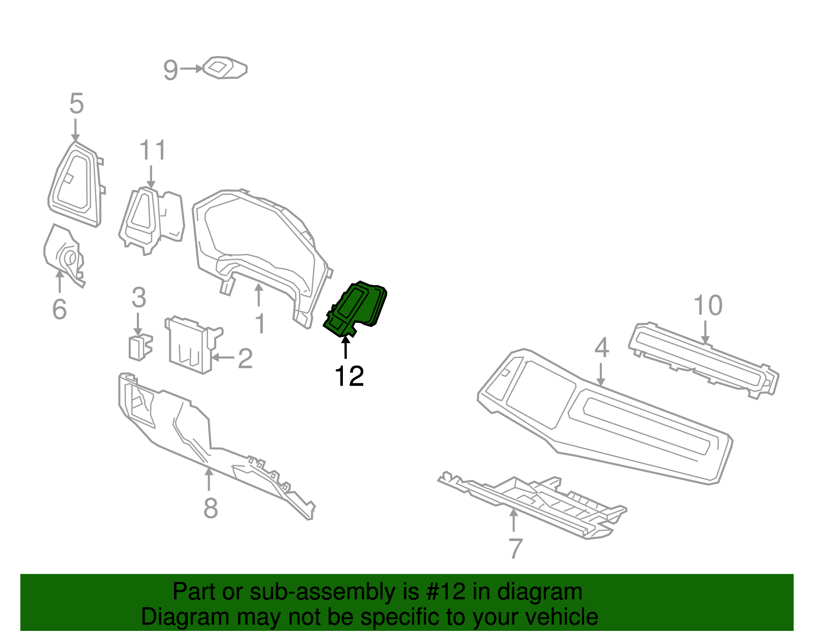 77610-T7W-A01ZA - Air Outlet Vent 2016-2022 Honda HR-V | Honda Parts Online