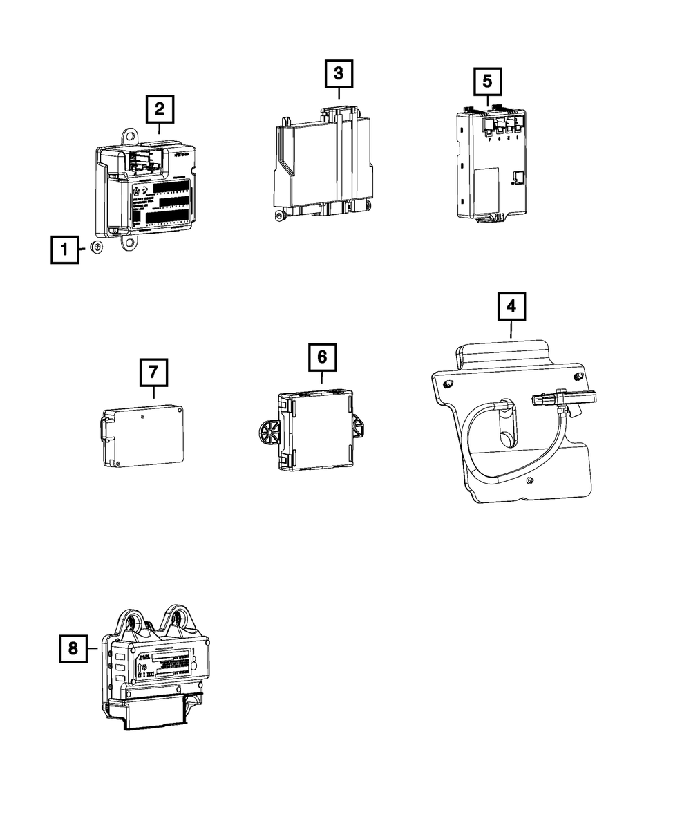 2015 Chrysler 200 Heated Seat Module 68223678AE | Mopar eStore