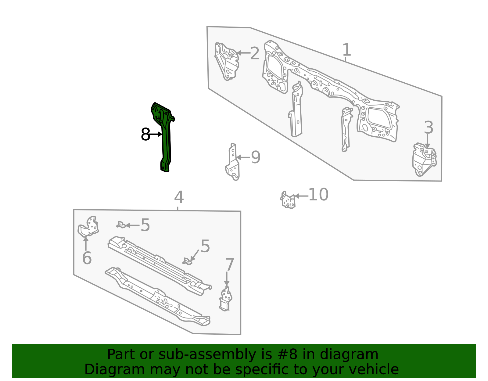 EF91-52-15YA - Latch Support 2005-2006 Mazda Tribute | Mazda Parts.US
