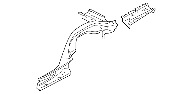 2009-2025 Nissan Rear Rail Assembly 75508-1EA0A | My Nissan Part