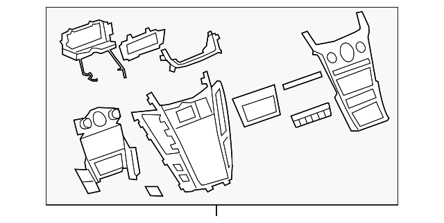 OEM GM Control Panel For 2009-2011 Cadillac CTS - Part No. 22748648 ...