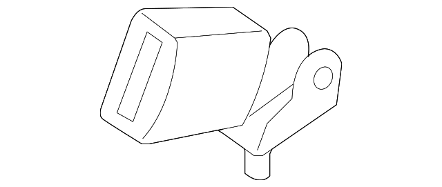 2008 Saturn Astra Rear Driver Side Seat Belt Buckle 89027349 | GM Parts ...