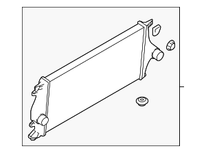 2016-2019 Nissan TITAN XD Inter-Cooler 14461-EZ40B | Bill Kay Nissan Parts