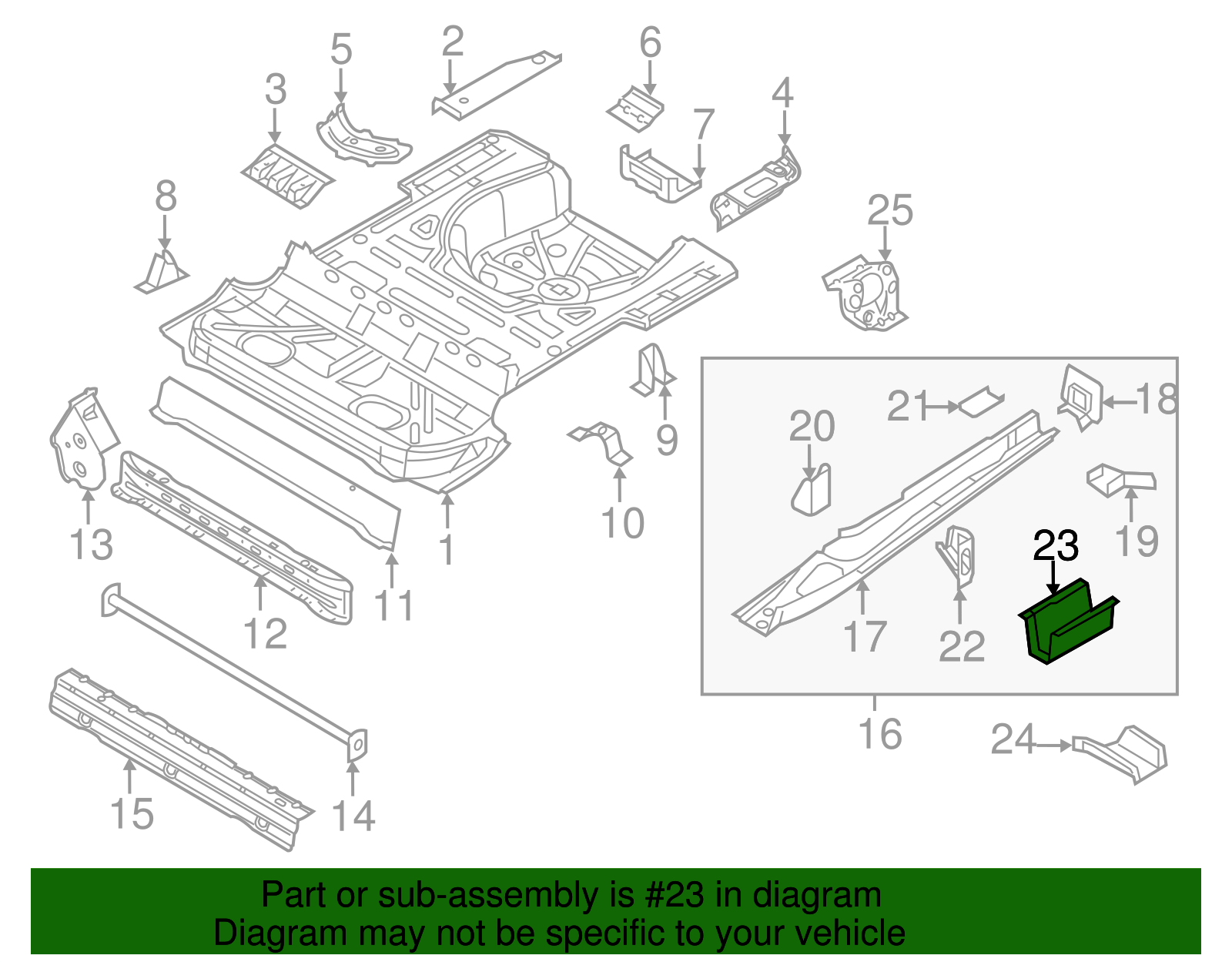 1K0-803-511 - 2007-2016 Volkswagen - Side Extension | Order Euro Parts
