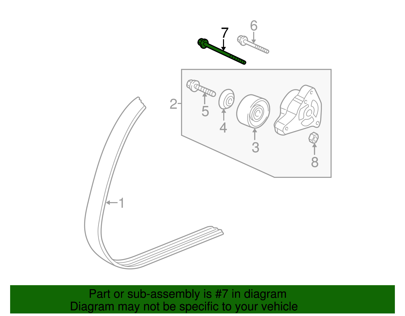 95701-08070-08 - Bolt Flange (8X70) - 2002-2014 Honda | Genuine Honda Parts