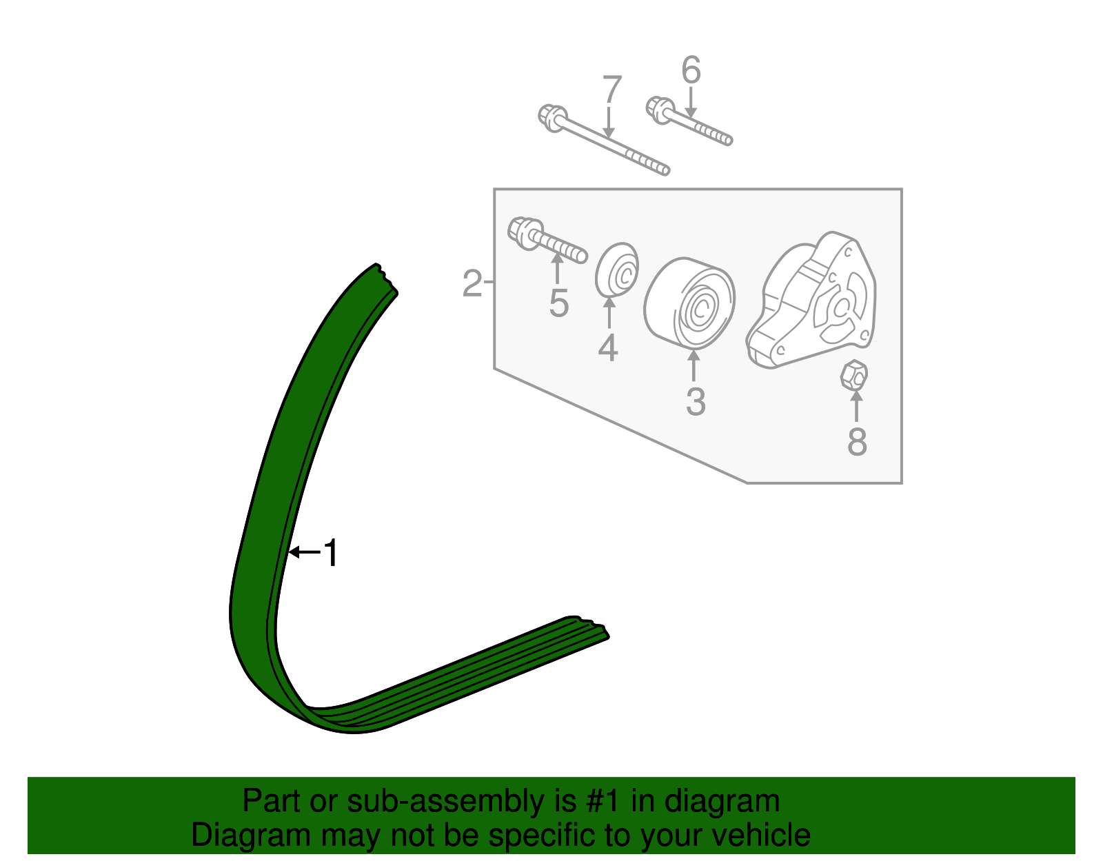 2003-2011 Honda Element Serpentine Belt 56992-PZD-A01 | OEM Parts Online
