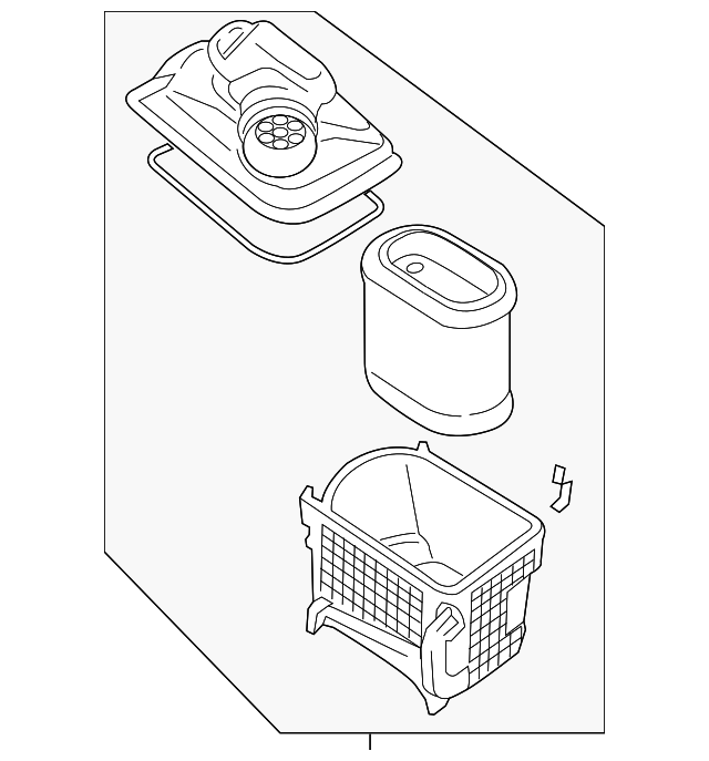 2017-2019 Ford | Air Cleaner Assembly | HC3Z-9600-D | Walls' Ford Parts