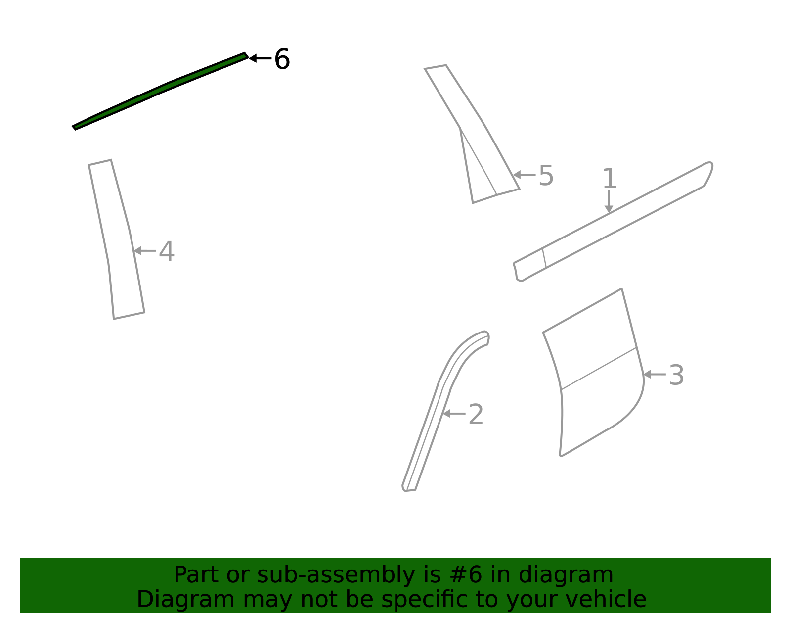 2011-2022 Jeep Upper Molding 68257472AD | Mopar Parts Canada