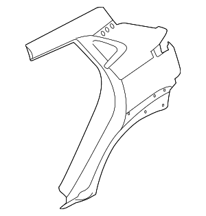 2019-2023 Hyundai Kona Electric Quarter Panel 71503-K4C00 | QuirkParts