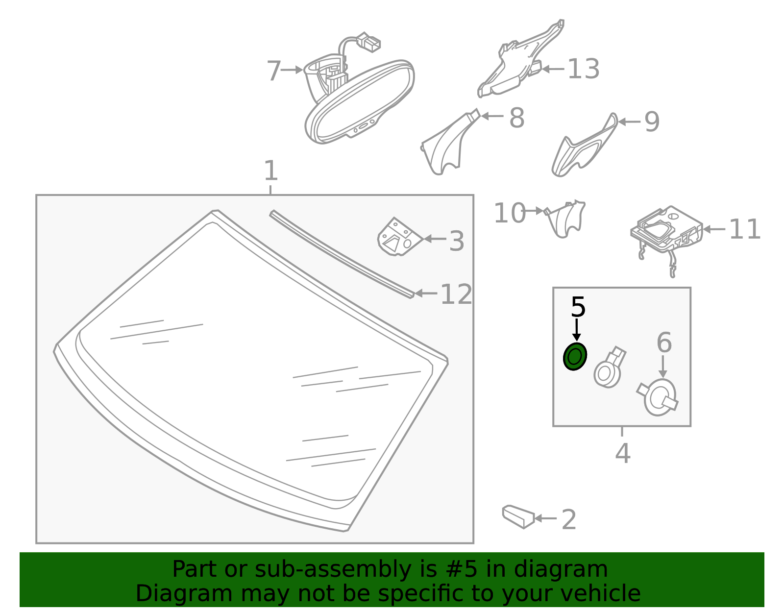 8u0955609 - Audi Rain Sensor Adhesive Kit Performance Auto Parts