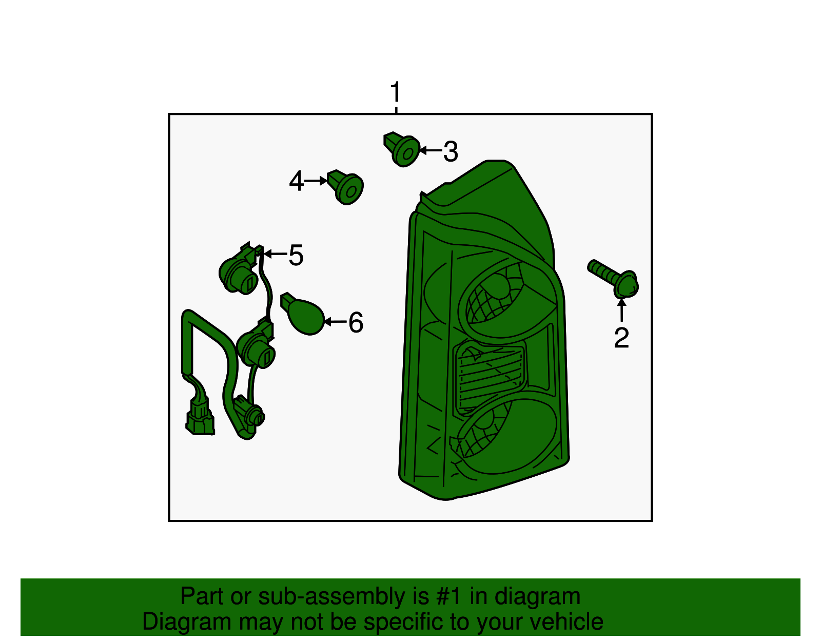 26555EA025 - Nissan Combo Lamp Assembly 2005-2015 Nissan Xterra ...
